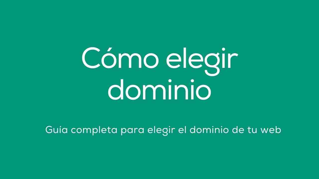 Cómo elegir dominio para la web de tu consulta clínica